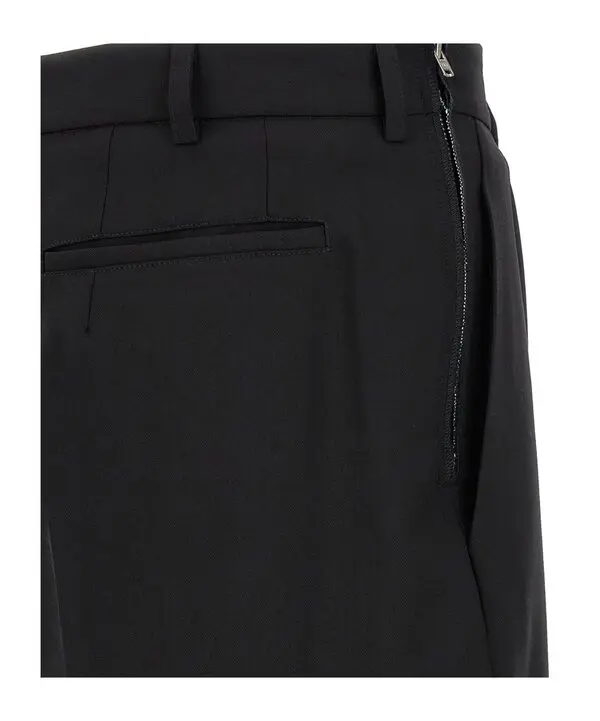 MAGLIANO Double Pleat Wide Leg Trousers