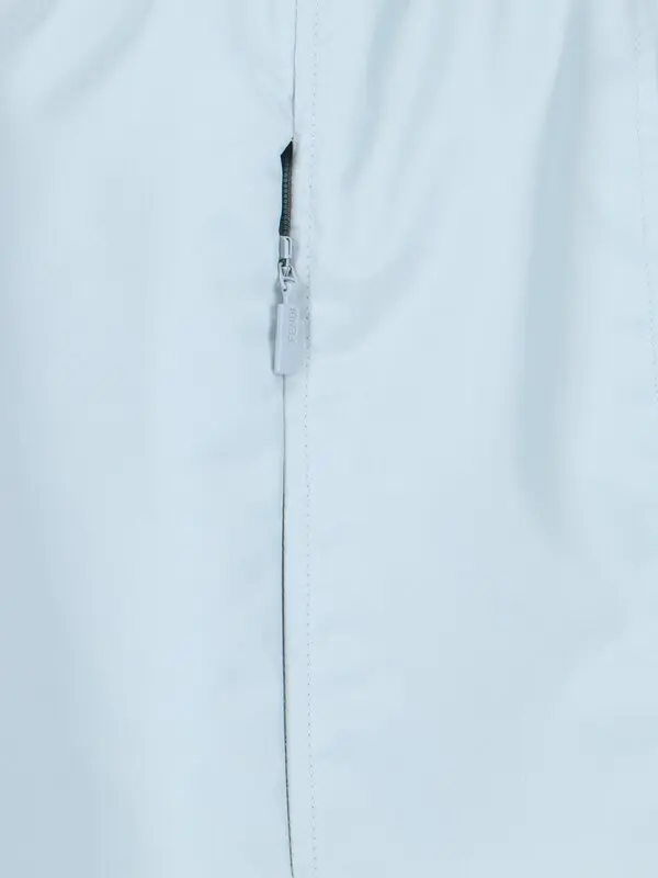Fendi Logo Detail Elastic Waist Shorts - Light Blue