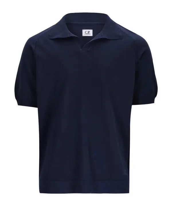 C.P. COMPANY Open Collar Polo Shirt