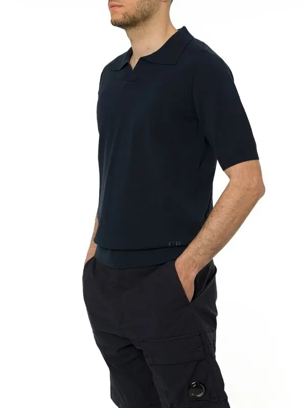 C.P. COMPANY Open Collar Polo Shirt