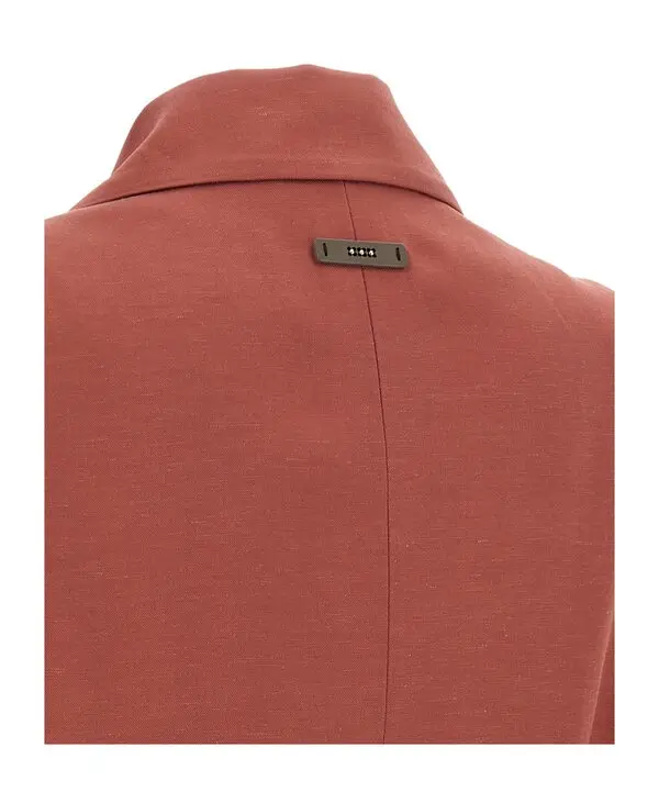 Peserico Belted Waist Sleeveless Vest