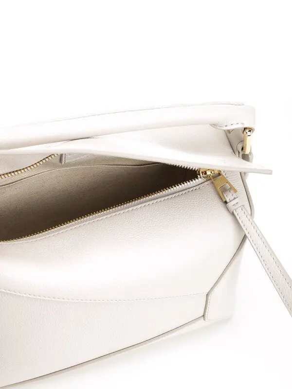 Loewe Small Puzzle Edge Bag - Light Ghost