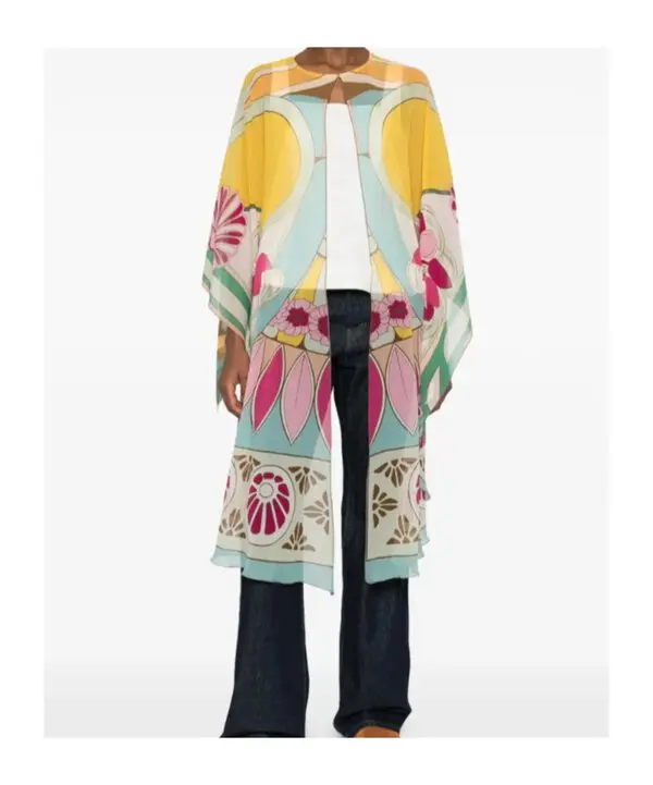 La DoubleJ Maria Printed Beach Cape