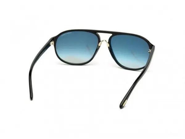TOM FORD Black Logo Detail Aviator Sunglasses