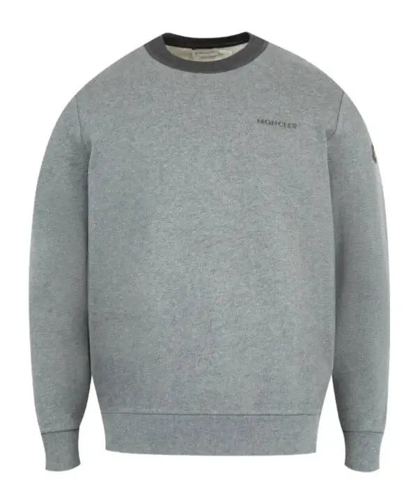 Moncler Logo-patch Sweatshirt - Gray