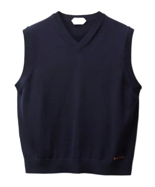 Versace V-neck Knitted Vest