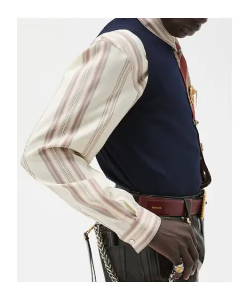 Versace V-neck Knitted Vest
