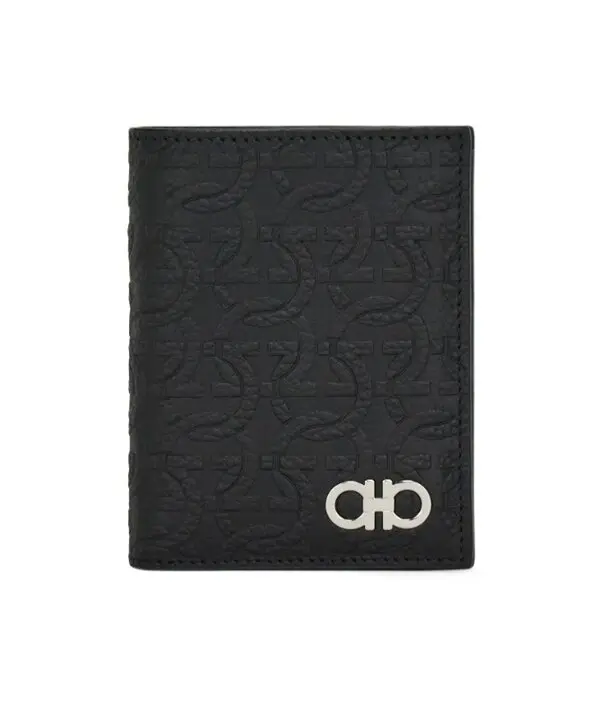 FERRAGAMO Gancini Wallet - Black