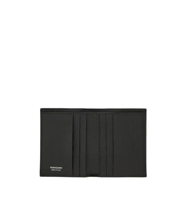 FERRAGAMO Gancini Wallet - Black