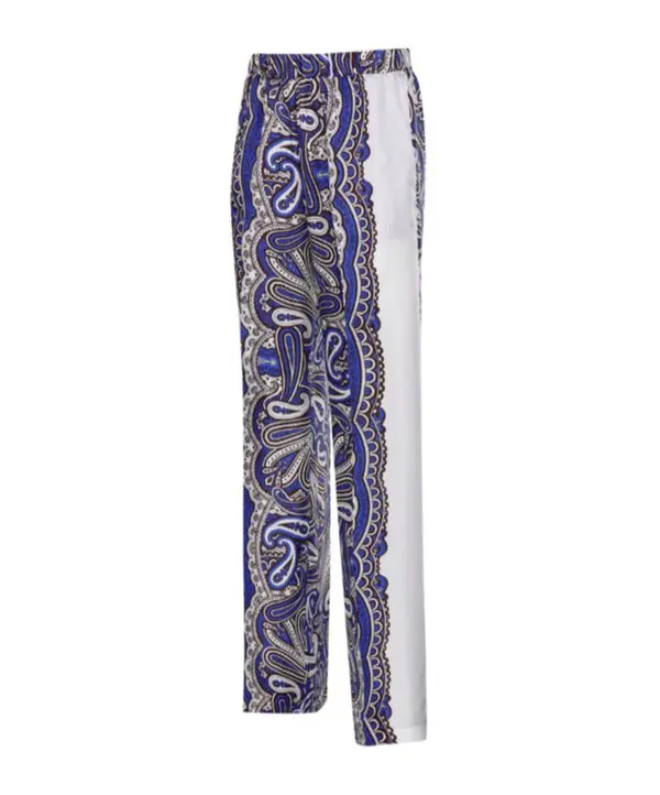 P.a.r.o.s.h Paisley Print Pants - Gray
