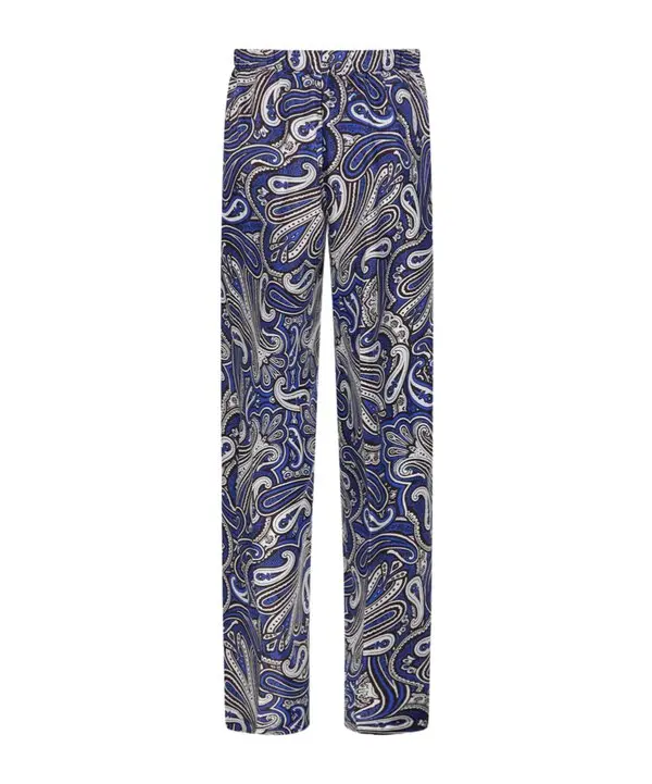 P.a.r.o.s.h Paisley Print Pants - Gray