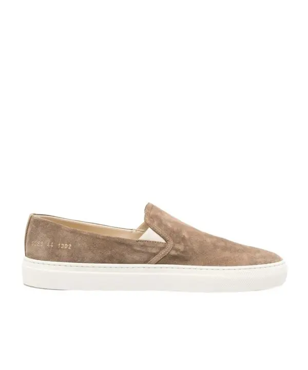 COMMON PROJECTS Suede Slip-on Sneakers - White