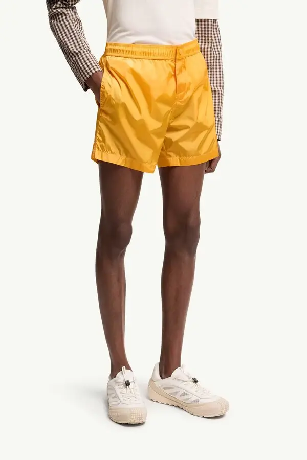 Moncler Logo Swim Shorts