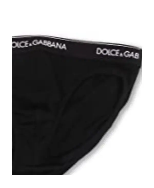 Dolce & Gabbana Logo Detail Panties - Black