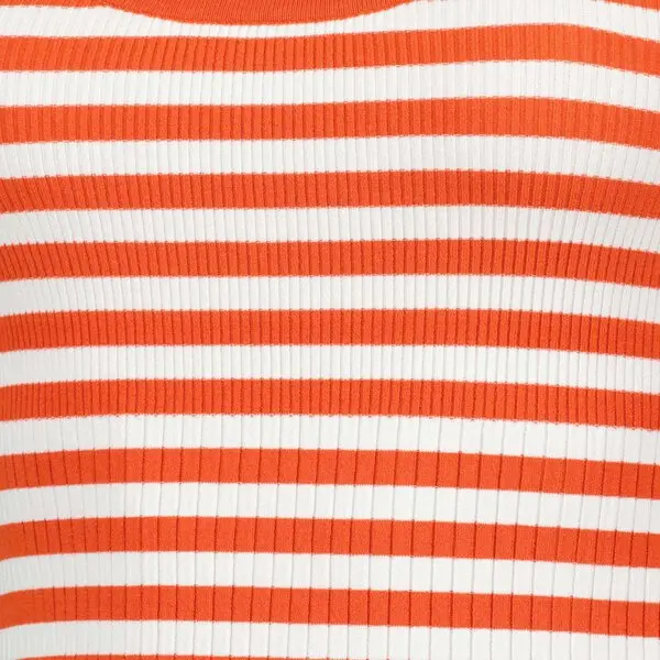 Max Mara Striped Ribbed Knit Tank Top - No