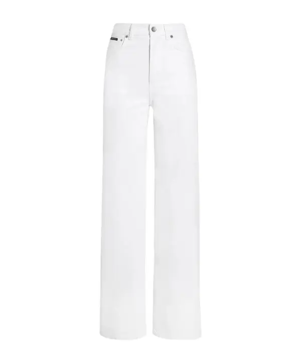 Dolce & Gabbana Dolce Gabbana Straight Leg Jeans - White