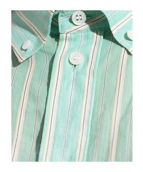 Balenciaga Striped Cocoon Fit Long-sleeved Shirt