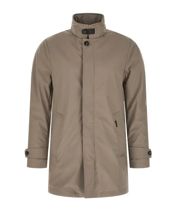 MOORER High Neck Duca Jacket - Gray