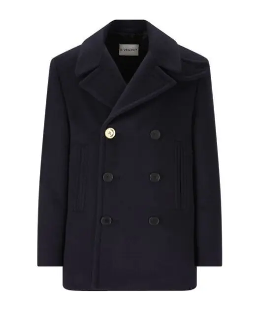 Givenchy Double-breasted Coat - Black