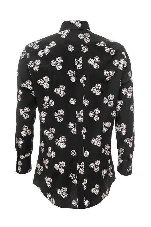 Dolce & Gabbana Printed Long-sleeved Shirt