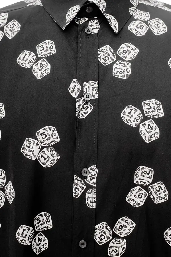 Dolce & Gabbana Printed Long-sleeved Shirt