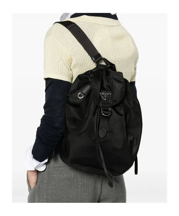 Prada Logo Backpack