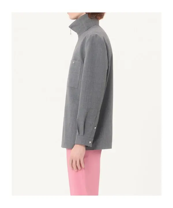 Valentino Garavani Zip-up High Neck Jacket