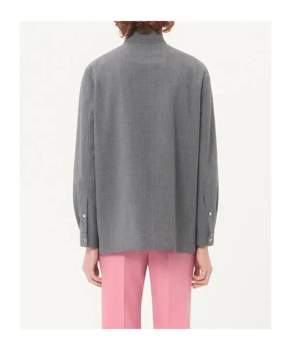 Valentino Garavani Zip-up High Neck Jacket