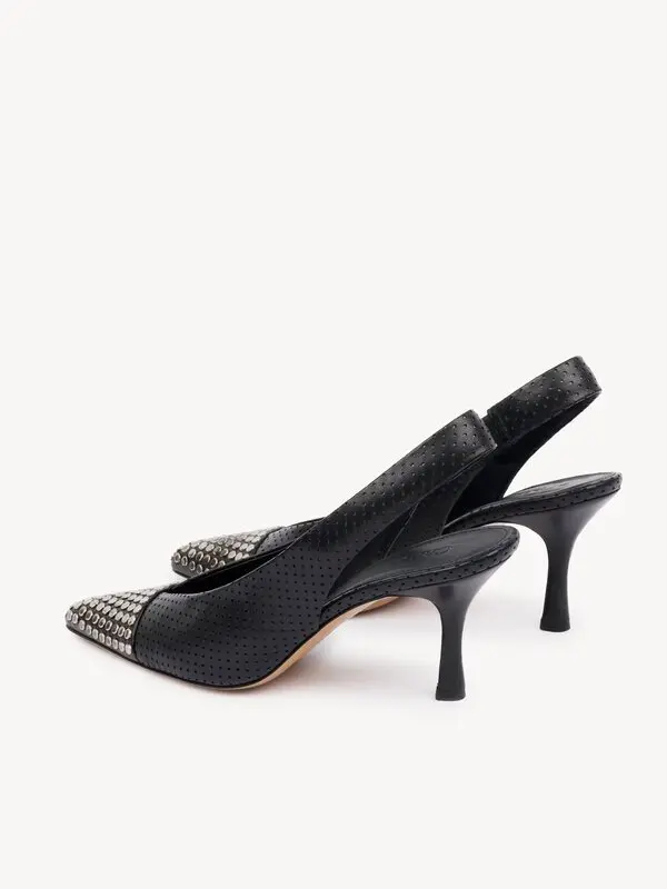 Chloé Alba Studded Slingback Pumps