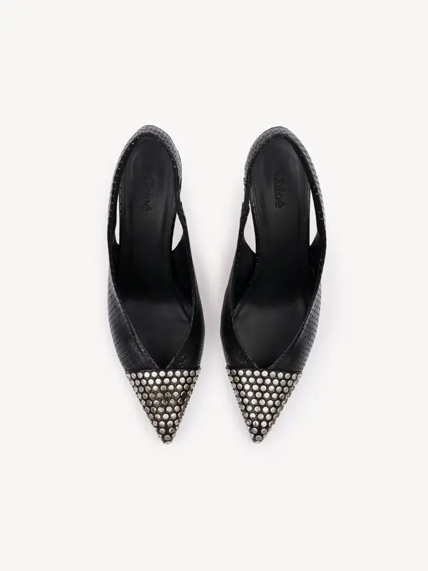 Chloé Alba Studded Slingback Pumps