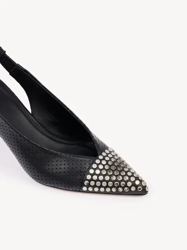 Chloé Alba Studded Slingback Pumps