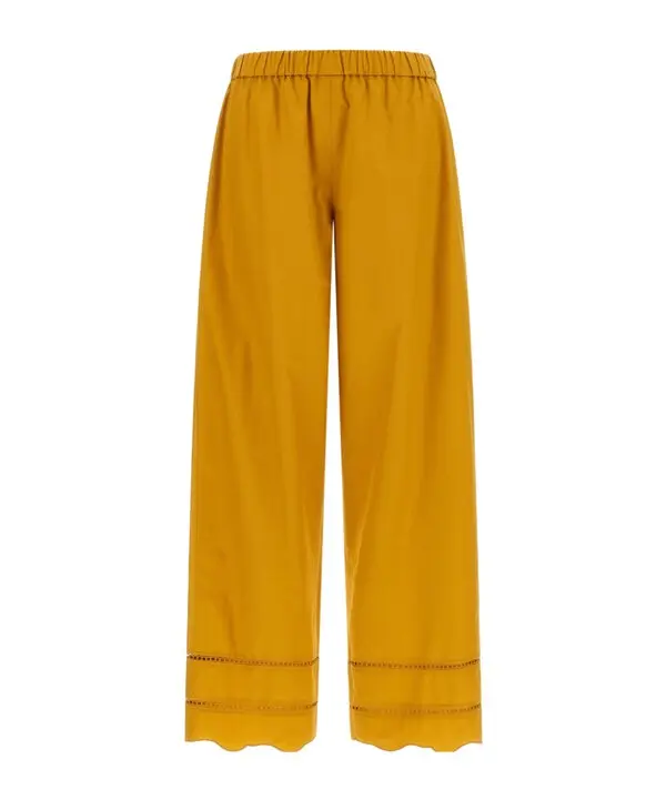 Fabiana Filippi Wide-leg Embroidered Trousers
