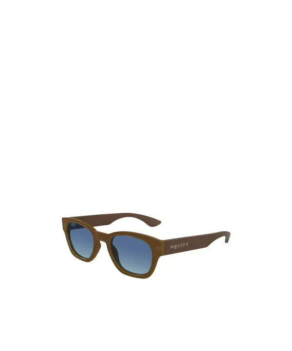 Alexander McQueen Square Frame Sunglasses - Brown