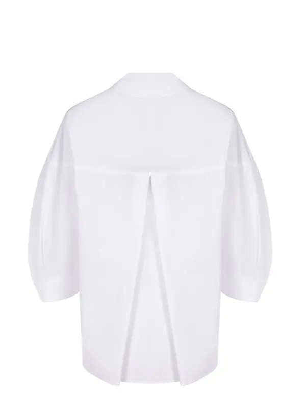 Max Mara Smmancella" Long-sleeved Shirt - White
