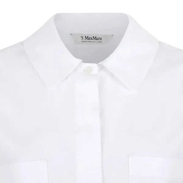 Max Mara Smmancella" Long-sleeved Shirt - White