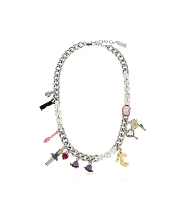 Marc Jacobs Charm Pendant Necklace - Silver