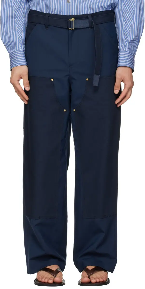 SACAI X CARHARTT WIP Belted Duck Pants