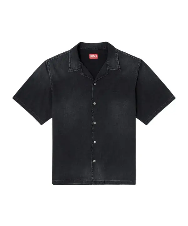 DIESEL® D-nabil-d Short-sleeved Shirt - Black