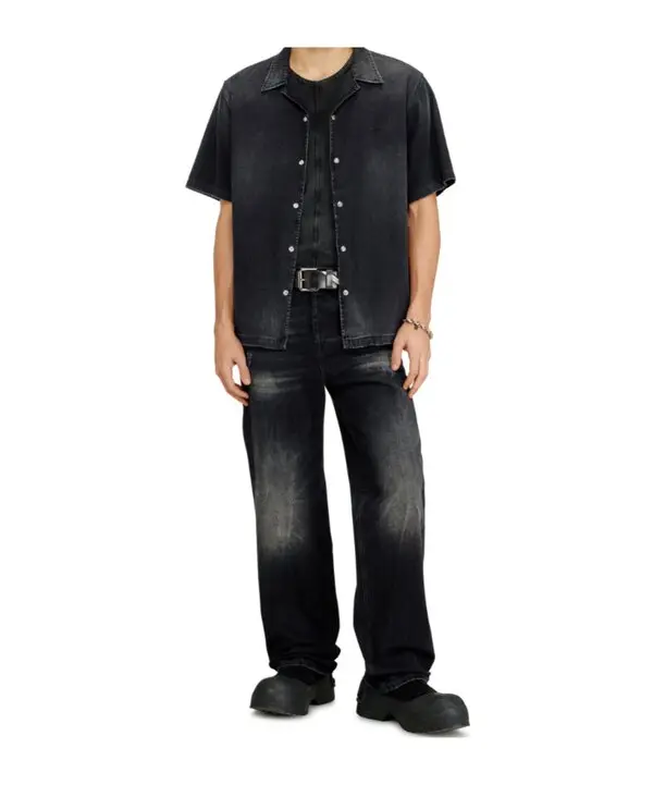 DIESEL® D-nabil-d Short-sleeved Shirt - Black