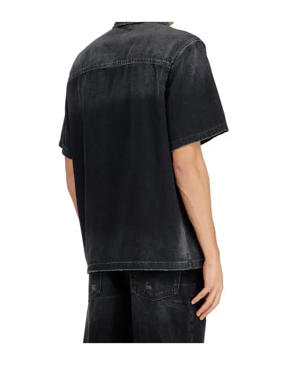 DIESEL® D-nabil-d Short-sleeved Shirt - Black