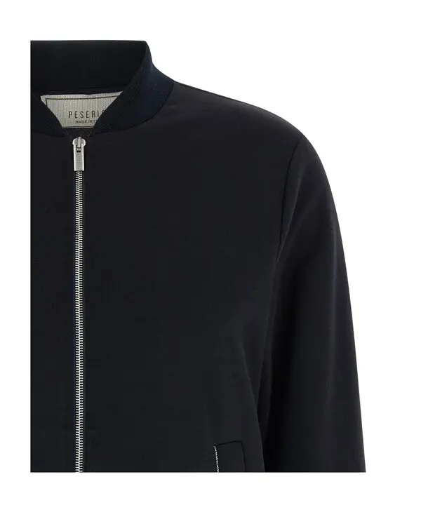 Peserico Punto Luce Zip Sweatshirt - Blue