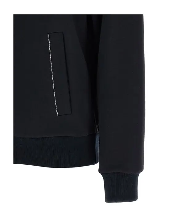 Peserico Punto Luce Zip Sweatshirt - Blue
