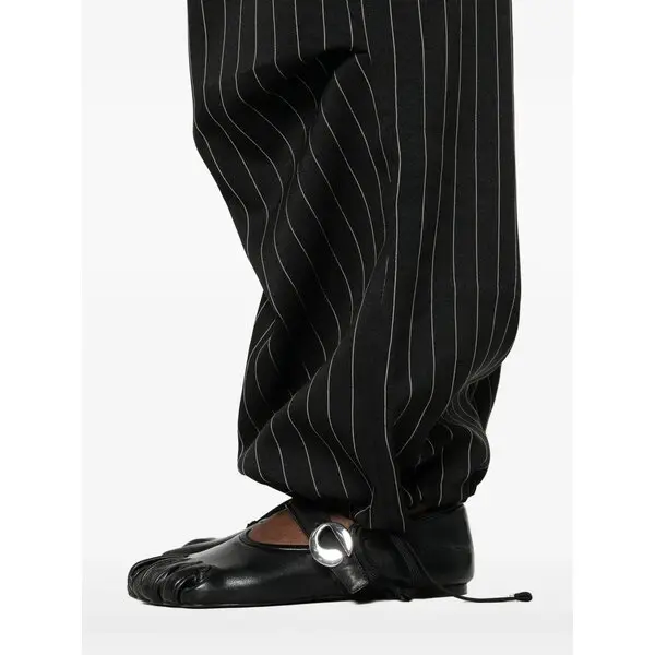 Y3 Pinstriped Drawstring Trousers