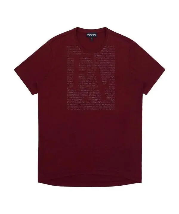 Emporio Armani T-shirt With Round Neck - Red