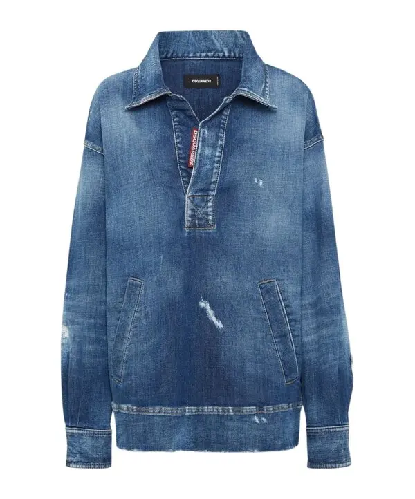Dsquared2 Distressed Denim Top