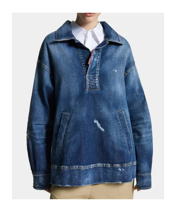 Dsquared2 Distressed Denim Top