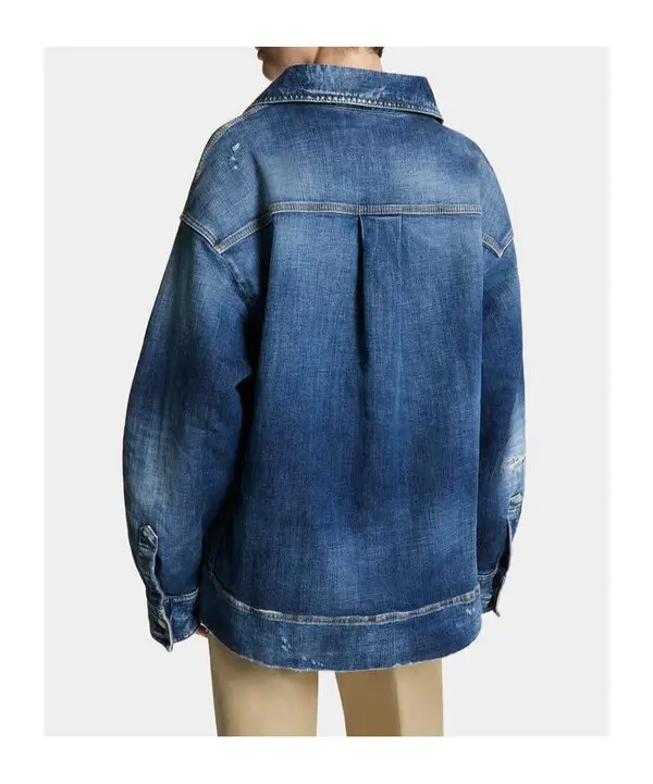 Dsquared2 Distressed Denim Top