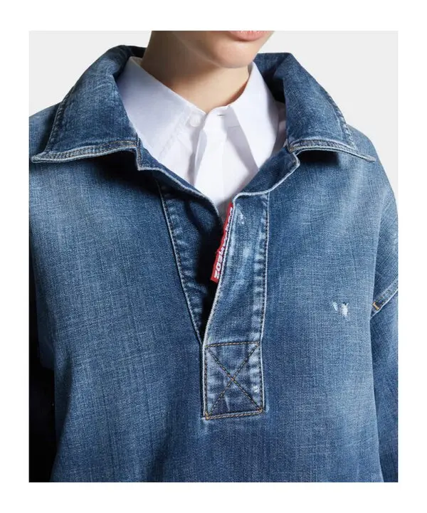 Dsquared2 Distressed Denim Top
