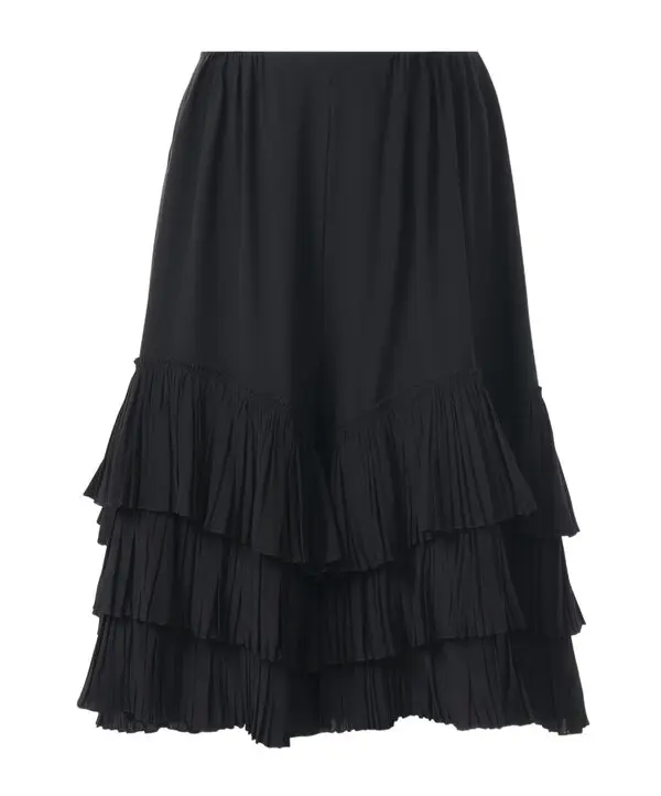 Chloé Tiered Ruffle Shorts