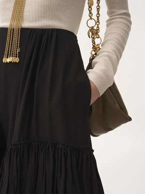 Chloé Tiered Ruffle Shorts